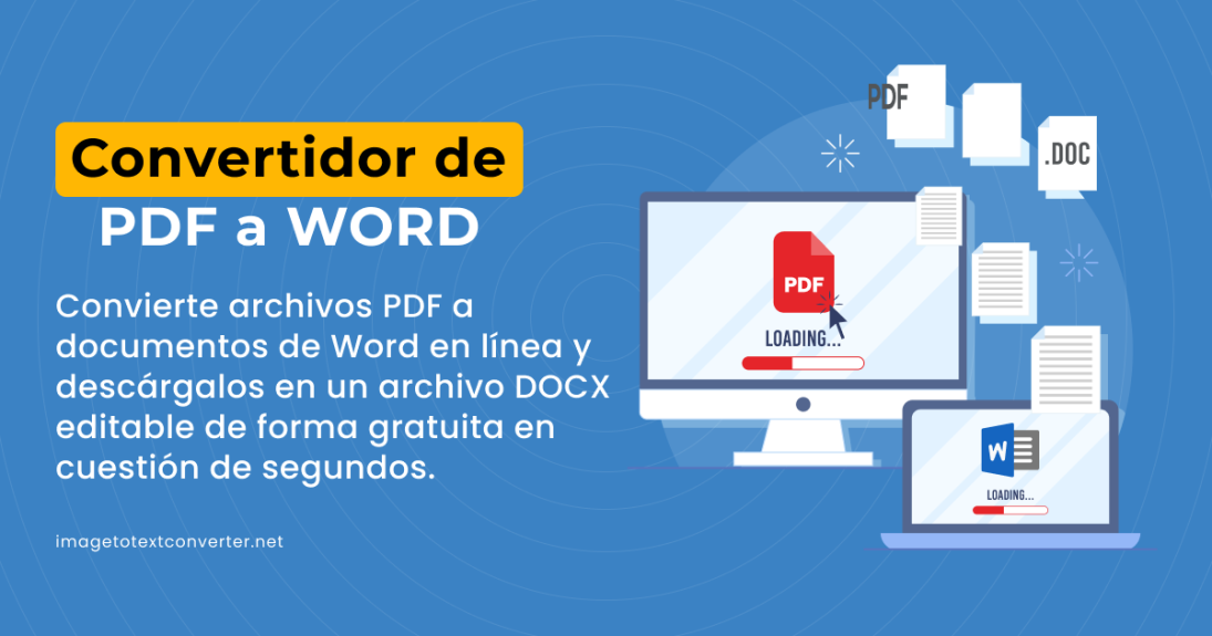 Convertir PDF a Word - Gratis en línea (Sin Registro)